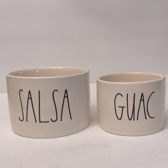 Kitchen | Rae Dunn Salsa And Guac Serving Bowls Artisan Collection By ...